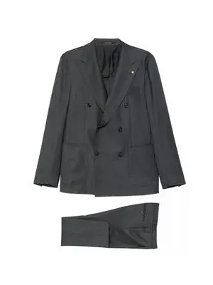Tagliatore Double-breasted Blazer - Grey