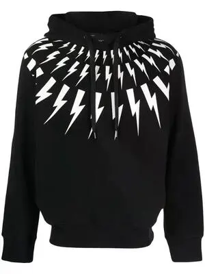 Neil Barrett Ribbed Sweatshirts Hoodies For Men