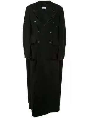 MAISON MARGIELA Deconstructed Double-breasted Raw Coat