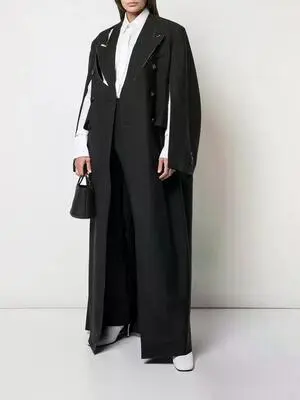 MAISON MARGIELA Deconstructed Double-breasted Raw Coat