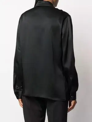 MAISON MARGIELA Satin Long-sleeve Shirt