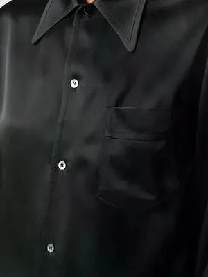MAISON MARGIELA Satin Long-sleeve Shirt