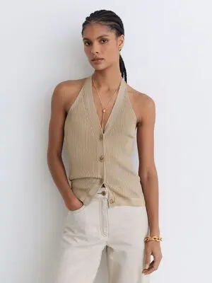 Women's Open Back Sweater Vests