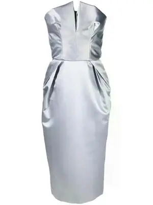 MAISON MARGIELA Cintzed Satin Midi Dress