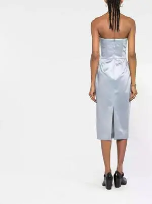MAISON MARGIELA Cintzed Satin Midi Dress