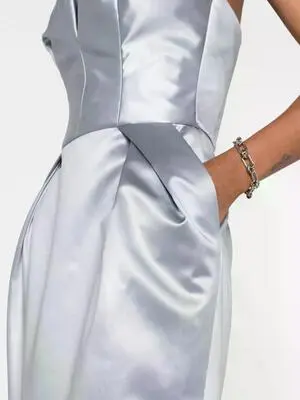MAISON MARGIELA Cintzed Satin Midi Dress