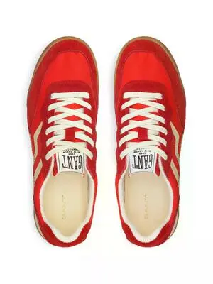 Gant Beylana Suede Striped Sneakers - Red