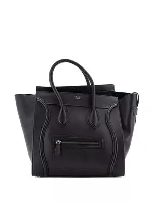 Celine Luggage Mini Tote Bag - Black