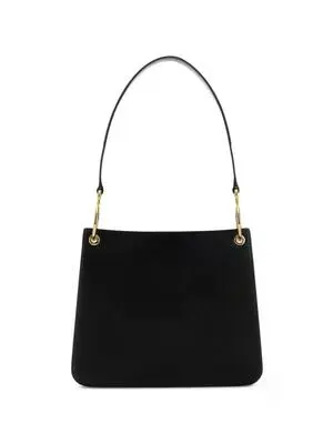 JIL SANDER Ring-detail Shoulder Bag - Black