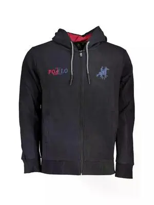U.S. Grand Logo-embroidered Zip-up Hoodie