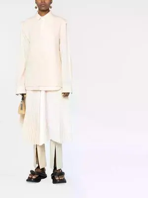 JIL SANDER Wool V-neck Vest