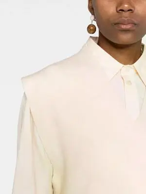 JIL SANDER Wool V-neck Vest