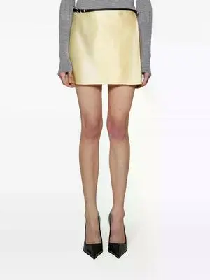 Givenchy Satin A-line Mini Skirt
