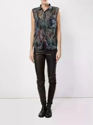 Comme Des Garçons See-through Top