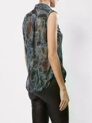 Comme Des Garçons See-through Top