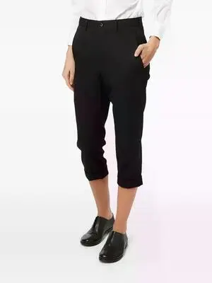 Comme Des Garçons Cropped Wool Trousers