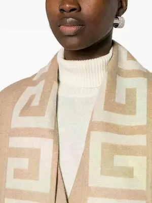 Givenchy 4g Scarf Wool-blend Coat