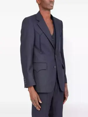 MAISON MARGIELA Tailored Single-breasted Wool Blazer