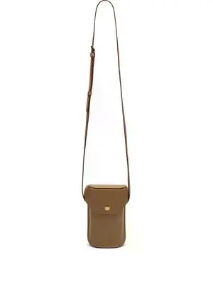 Saint Laurent Leather Shoulder Bag - Brown
