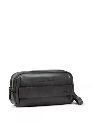 PIQUADRO Leather Wristlet Clutch