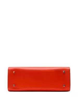 Delvaux Tempête Mm Top Handle Bag - Orange