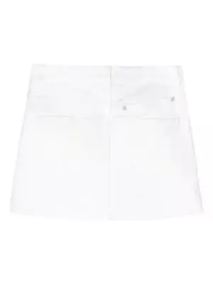 Givenchy 4g-motif Denim Mini Skirt