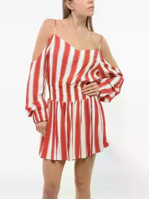 Balmain Striped Mini Dress