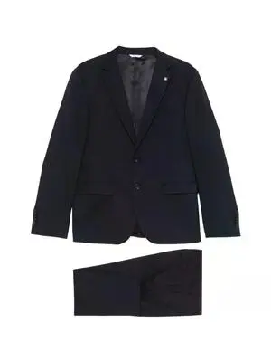 MANUEL RITZ Single-breasted Suit - Blue
