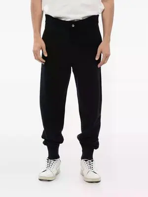JIL SANDER Ankle-zip Straight-leg Trousers - Black