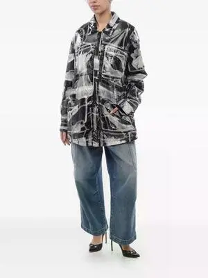 Off-White Printed Shirt Jacket