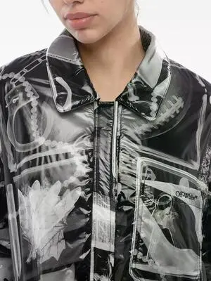 Off-White Printed Shirt Jacket