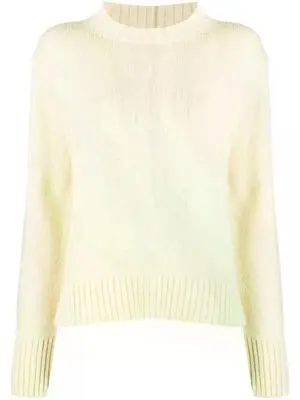JIL SANDER Crew-neck Jumper - Yellow