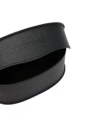 Balenciaga Leather Sunglasses Case