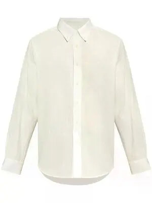 Givenchy 4g Seersucker-texture Cotton Shirt