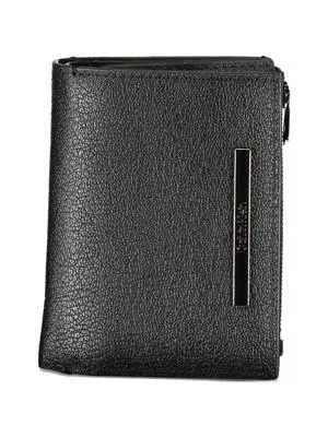 Calvin Klein Pebbled-leather Wallet - Black