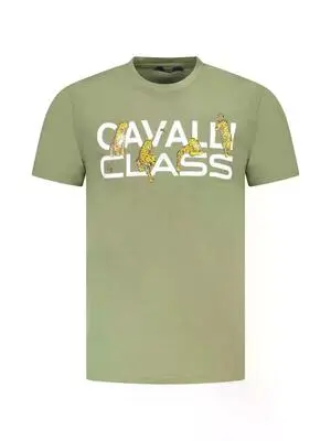 Roberto Cavalli Print Short-sleeve T-shirt - Green