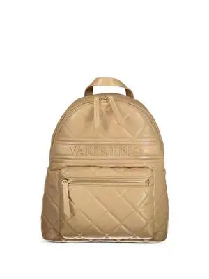 MARIO VALENTINO Embossed-logo Quilted Backpack
