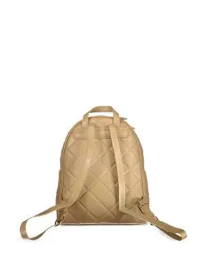 MARIO VALENTINO Embossed-logo Quilted Backpack