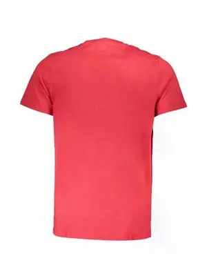 Roberto Cavalli Animal-print Logo-print T-shirt - Red