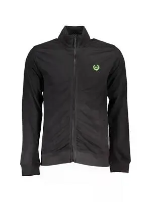 GIAN MARCO VENTURI VINTAGE Logo-patch Zip-up Sweater