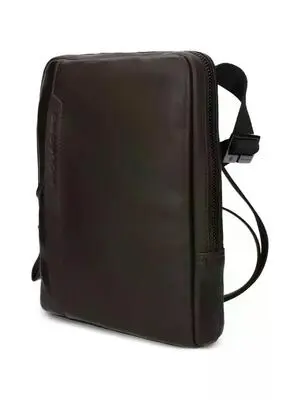 PIQUADRO Leather Messenger Bag