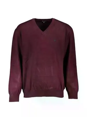 U.S. Grand Embroidered Logo V-neck Sweater