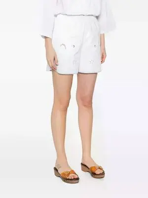 RELAX RE-LUX Piped Curved-hem Shorts