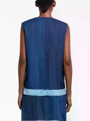 Marni Sleeveless Pinstripe Blouse