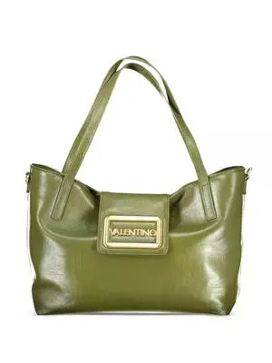 MARIO VALENTINO Logo-plaque Tote Bag - Green