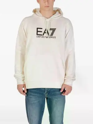 EA7 Logo-print Hoodie
