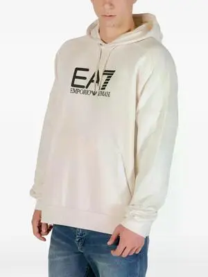 EA7 Logo-print Hoodie