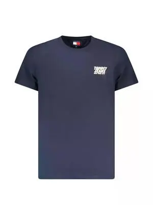 Tommy Hilfiger Logo Cotton T-shirt - Blue