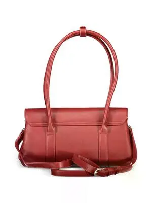 MARIO VALENTINO Logo-lettering Foldover Tote - Red