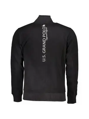 U.S. Grand Logo-print Zip-up Sweater